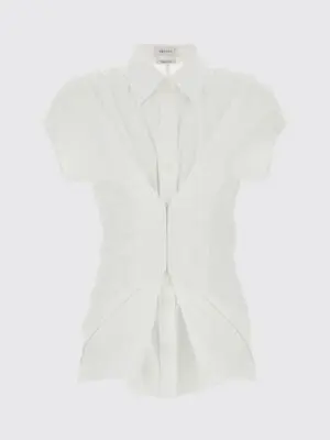 Alexander McQueen Shirt With Draped Detailing - White