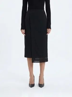 Carven Black Wash Skirts