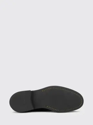 DOUCAL'S Pebbled Leather Derby Shoes
