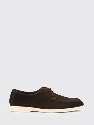DOUCAL'S Suede Derby Shoes - Earth