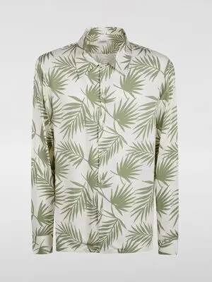 LANEUS Printed Viscose Shirt