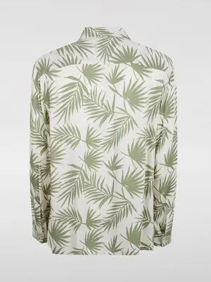 LANEUS Printed Viscose Shirt