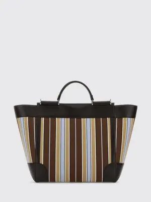 Dolce & Gabbana Striped Top Handle Bag