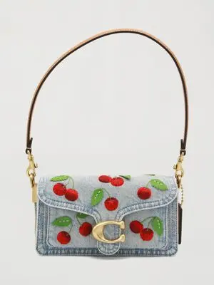 COACH Embroidered Cherry Mini Bag