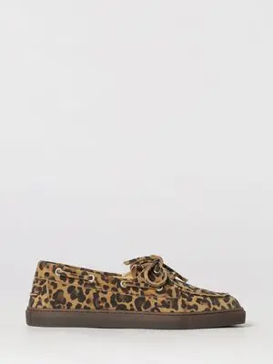 SUMMERY COPENHAGEN Paia Suede Boat Loafers - Multicolor