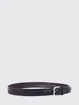 Orciani Perforated Leather Belt - Brown