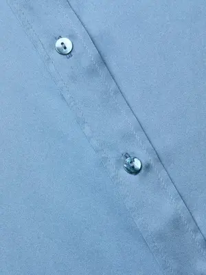 L'Agence Dani Silk Blouse - Blue Mist