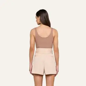 L'Agence Nica Scoopneck Bodysuit - Hazelnut