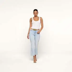 L'Agence Cole Scoopneck Tank Top - White
