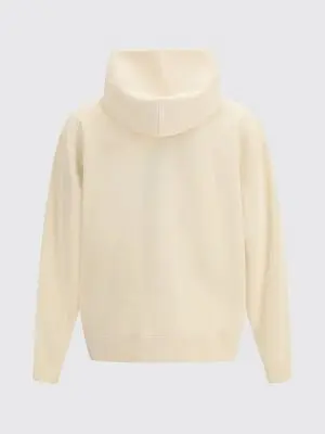Dsquared2 Cotton Hoodie With Logo Print - Ivory