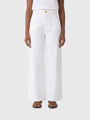 Alberta Ferretti Cotton Palazzo Trousers