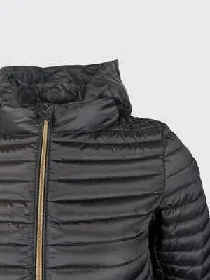 SAVE THE DUCK Quilted Nylon Down Jacket With Hood - Black