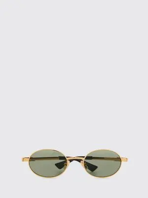 Bottega Veneta Metal Oval Sunglasses - Gold