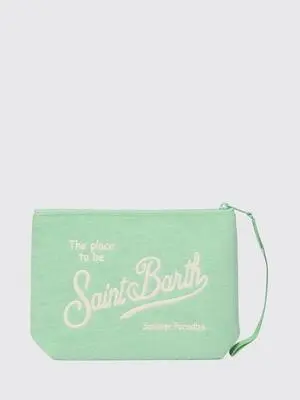 MC2 SAINT BARTH Aline Chenille And Cotton Terry Pochette - Fa04