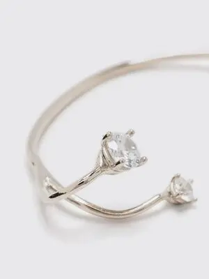 PANCONESI Ear Cuff With Crystal Embellishments