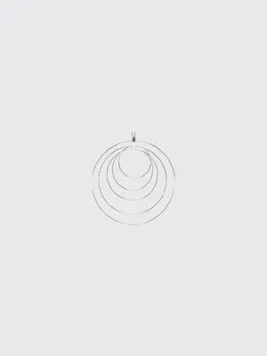 PANCONESI Sculptural Hoop Earrings - Silver