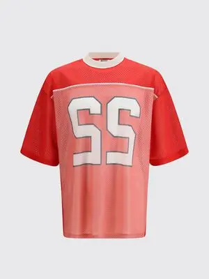 Moschino Polyester T-shirt With Slogan - Red