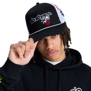 DC SHOES Side Star Trucker Cap - Black