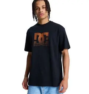 DC SHOES Dc Star Oxidized Heritage Short Sleeve Tees - Black