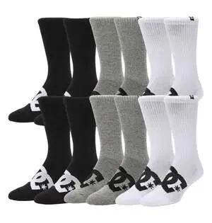 DC SHOES Logo Crew Sock 6-pack - Assorted