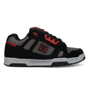 DC SHOES Stag Shoes - Black/grey/red