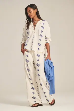 Velvet By Graham & Spencer Nellie Pant - Natural