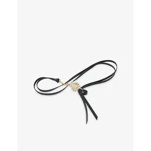 Maje Flower-clasp Leather Belt