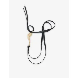 Maje Flower-clasp Leather Belt