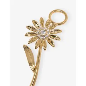 Maje Flower-clasp Leather Belt