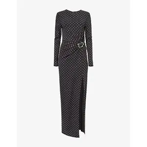 Roland Mouret Diamante Studded Stretch-woven Gown