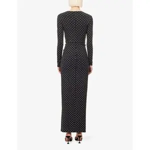 Roland Mouret Diamante Studded Stretch-woven Gown