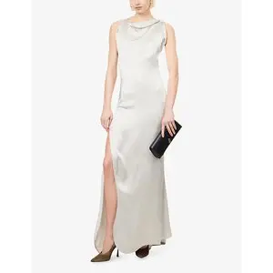 Victoria Beckham Carla Split-seam Gown
