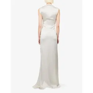 Victoria Beckham Carla Split-seam Gown
