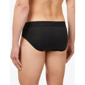 Calvin Klein Icon Pack Of Three Stretch-cotton Briefs - Multi