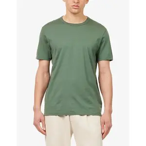 Derek Rose Barny Short-sleeve Cotton-jersey T-shirt - Green