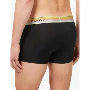 Calvin Klein Pride Branded Stretch-cotton Trunks
