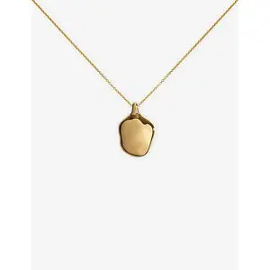 Monica Vinader Odyssey Locket 18ct Yellow Vermeil Necklace - Gold