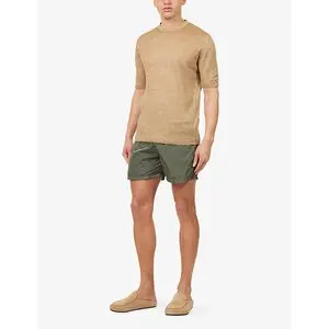 120% Lino Short-sleeve Linen Knit T-shirt Xxl
