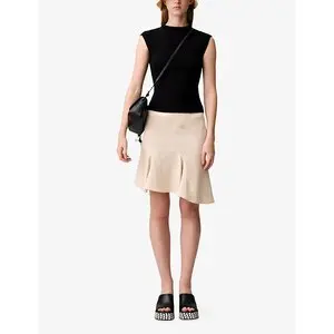 Claudie Pierlot Sleeveless High-neck Knitted Top