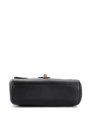 Celine Soft 16 Teen Shoulder Bag Smooth Calfskin - Black