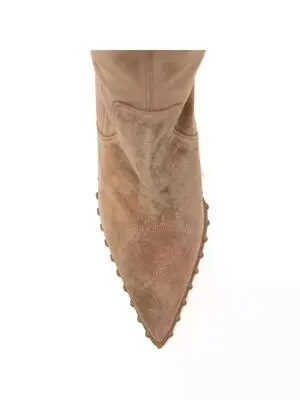 RAYLA K Pointed Toe Block Heel Boots