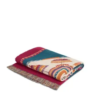 Etro Cotton Mandala Shanti Throw - Blue