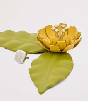 Loewe X Paula’s Ibiza Leather Flower Pin