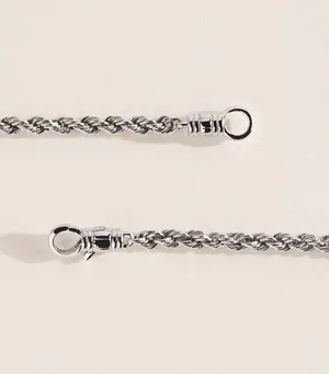 Tom Wood Sterling Rope Chain Necklace