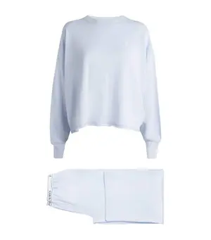 Polo Ralph Lauren Terry Long Pyjama Set - Blue