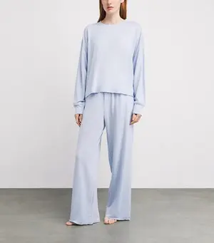 Polo Ralph Lauren Terry Long Pyjama Set - Blue