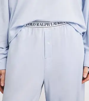 Polo Ralph Lauren Terry Long Pyjama Set - Blue