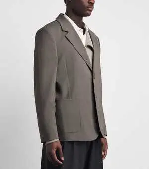 FRAME Virgin Wool Unstructured Blazer