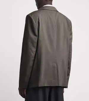 FRAME Virgin Wool Unstructured Blazer