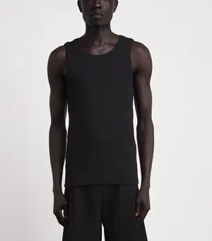 WON HUNDRED Stretch-cotton Simo Tank Top - Black